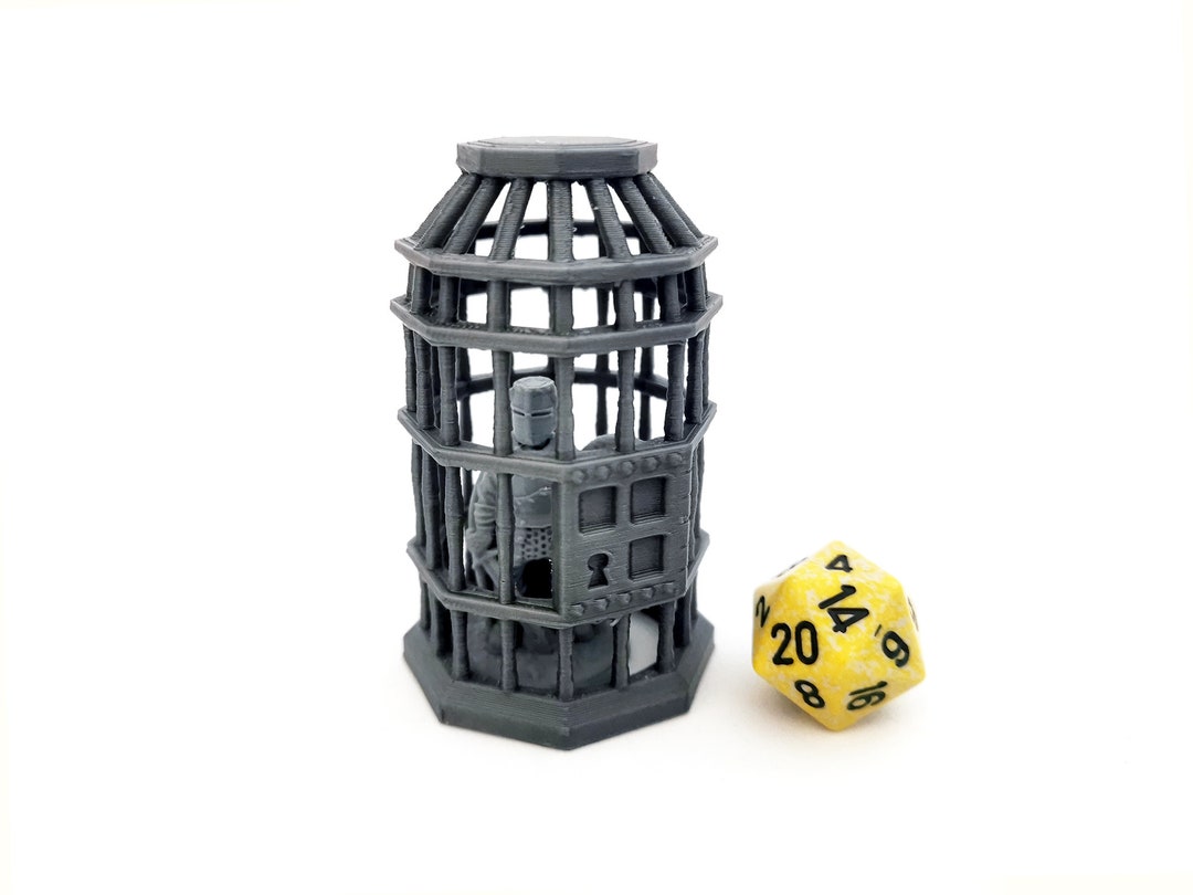 Cage / Pinfold | 28mm Dungeons and Dragons Terrain | D&D Terrain ...