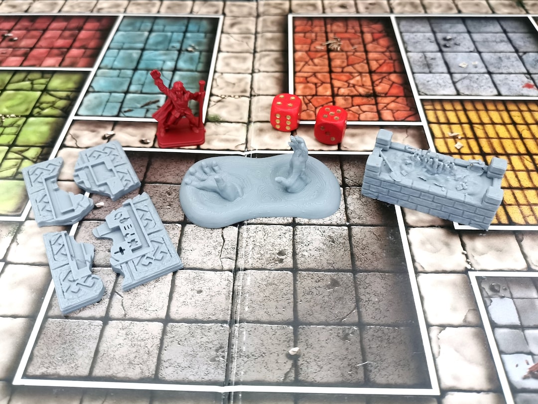 Heroquest Kellar's Keep/karn Varn Expansion Set: Dwarven Forge, Stone ...