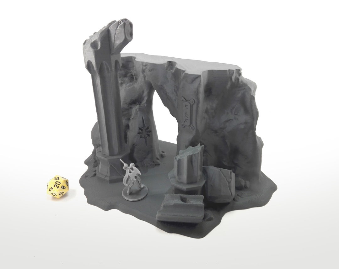Cave Entrance: 28mm Dungeons and Dragons Tabletop Terrain - Etsy