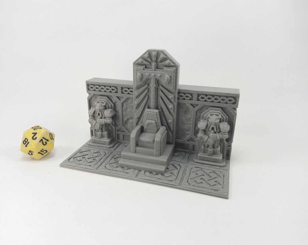 Dwarven Throne: 28mm Dungeons and Dragons Tabletop Terrain - Etsy