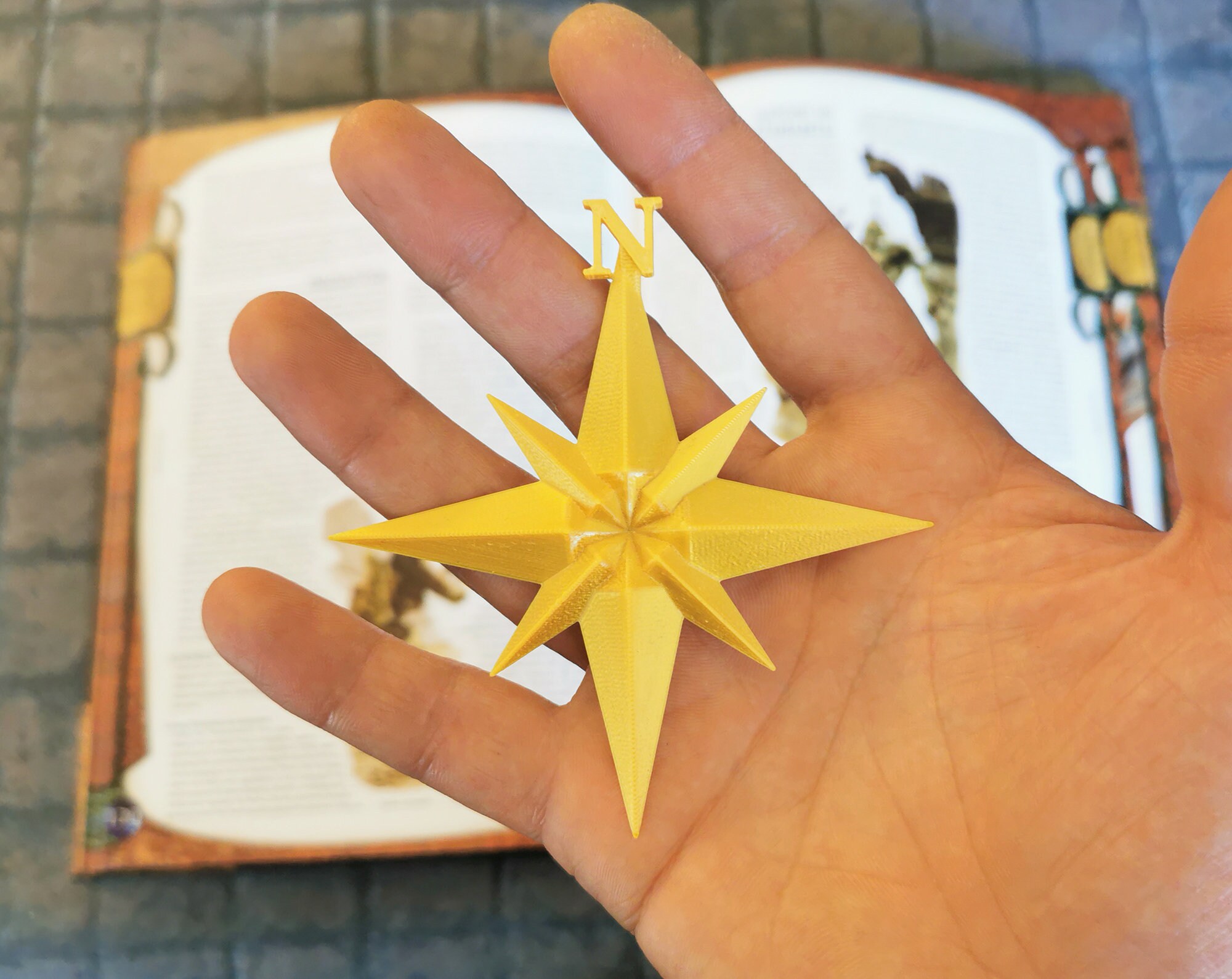 Compass Rose Dungeons and Dragons Gaming Accessories | Etsy