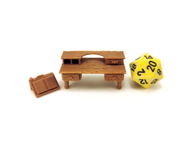 Study Desk 28mm Dungeons and Dragons Terrain D&D Terrain - Etsy