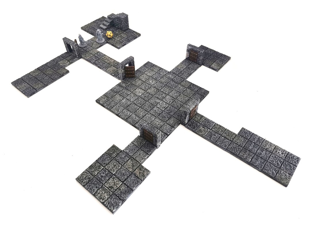 Modular Dungeon Floors 28mm D&D Terrain Heroquest Terrain - Etsy