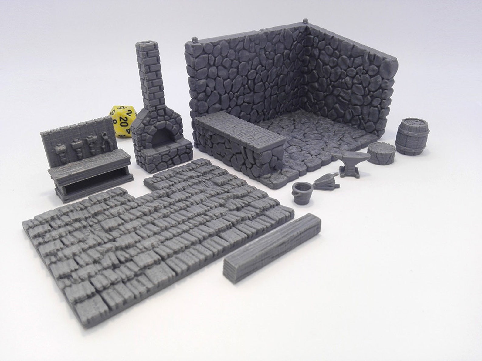 Blacksmith Shop 28mm Dungeons and Dragons Terrain Dnd - Etsy