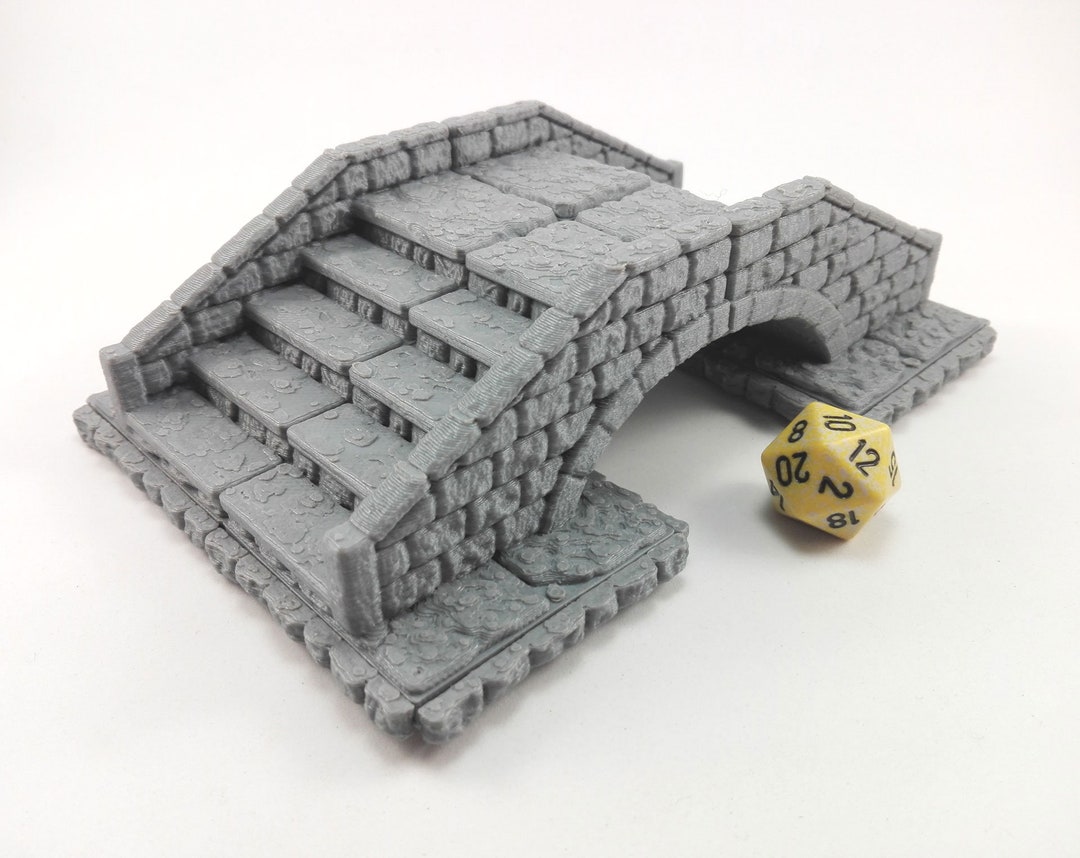 Stone Bridge 28mm Dungeons and Dragons Terrain D&D Terrain Tabletop ...