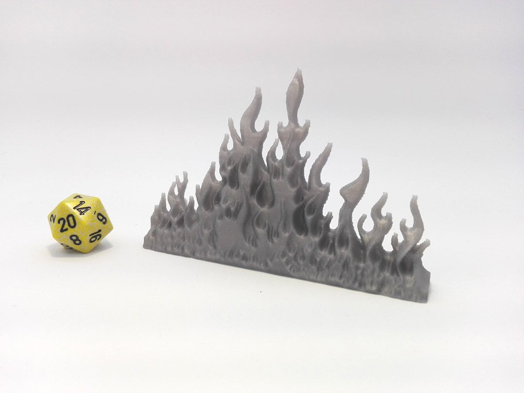 Wall of Fire Spell Effect 28mm Dungeons and Dragons Terrain Dnd Terrain ...