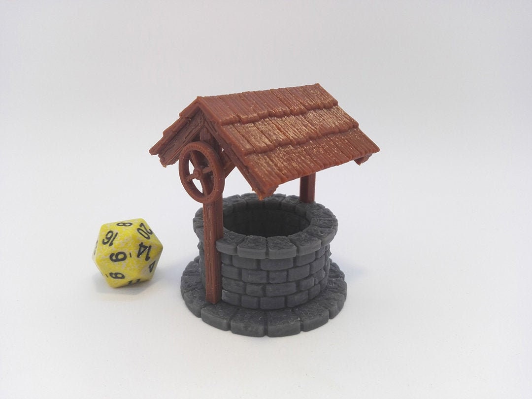 Village Well 28mm Dungeons and Dragons Terrain D&D Terrain Tabletop ...