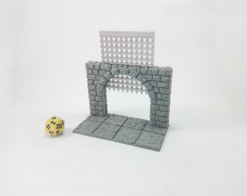 Keep Portcullis 28mm Dungeons and Dragons Terrain Dnd - Etsy