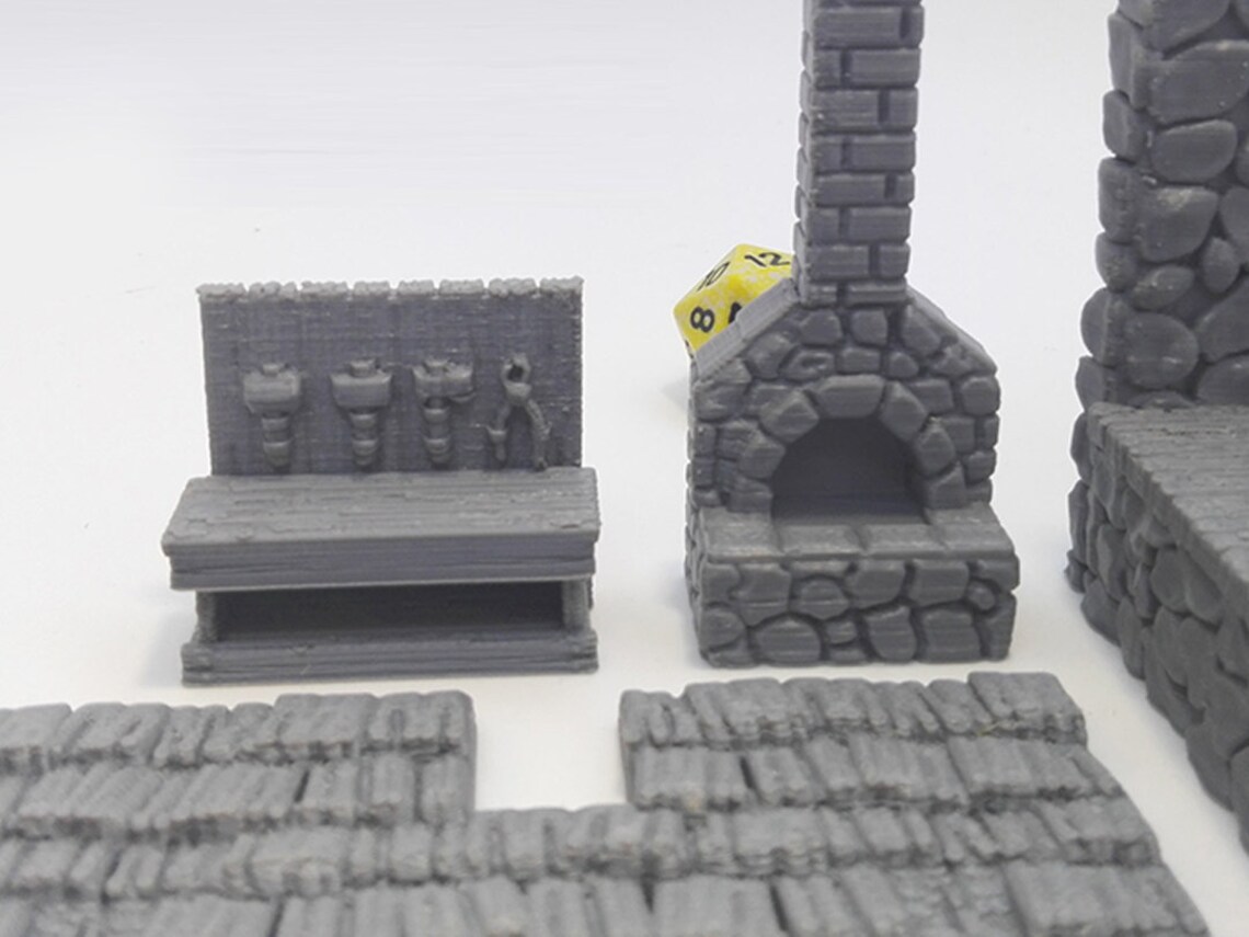 Blacksmith Shop 28mm Dungeons and Dragons Terrain Dnd - Etsy