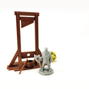 Guillotine and Executioner | 28mm Dungeons and Dragons Miniatures | D&D ...