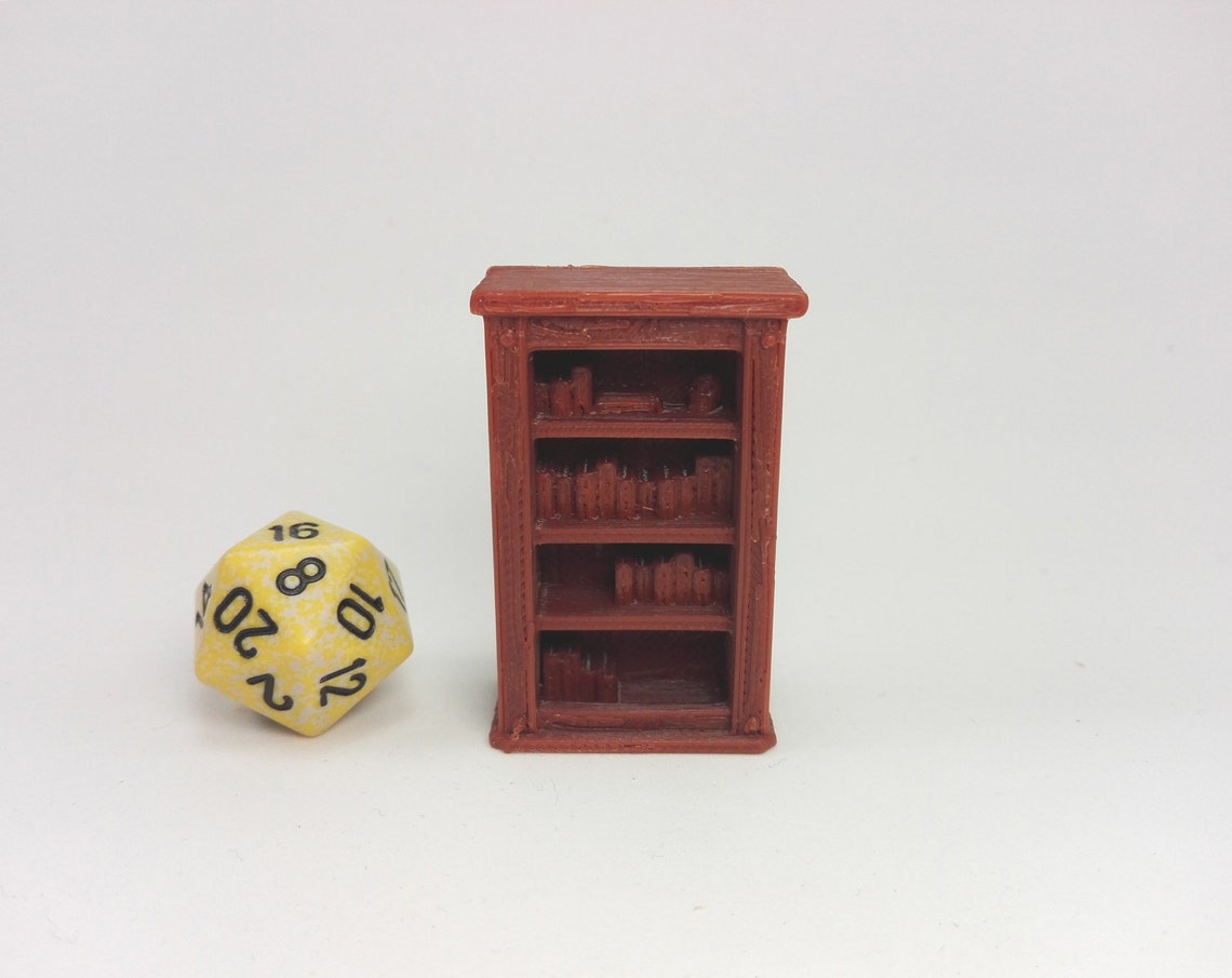 Bookcase 28mm Dungeons and Dragons Terrain D&D Terrain | Etsy