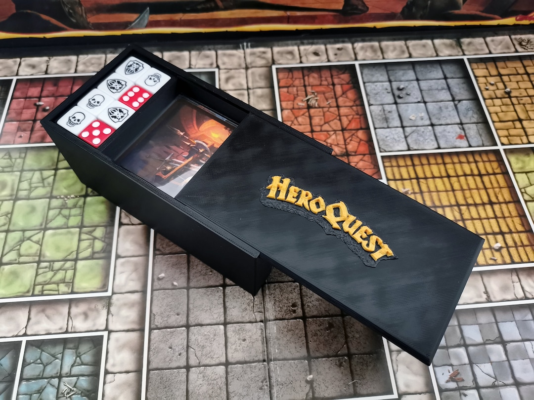 Heroquest Box for Cards and Dice 1989/2021 Version - Etsy