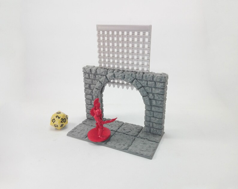 Keep Portcullis 28mm Dungeons and Dragons Terrain Dnd - Etsy