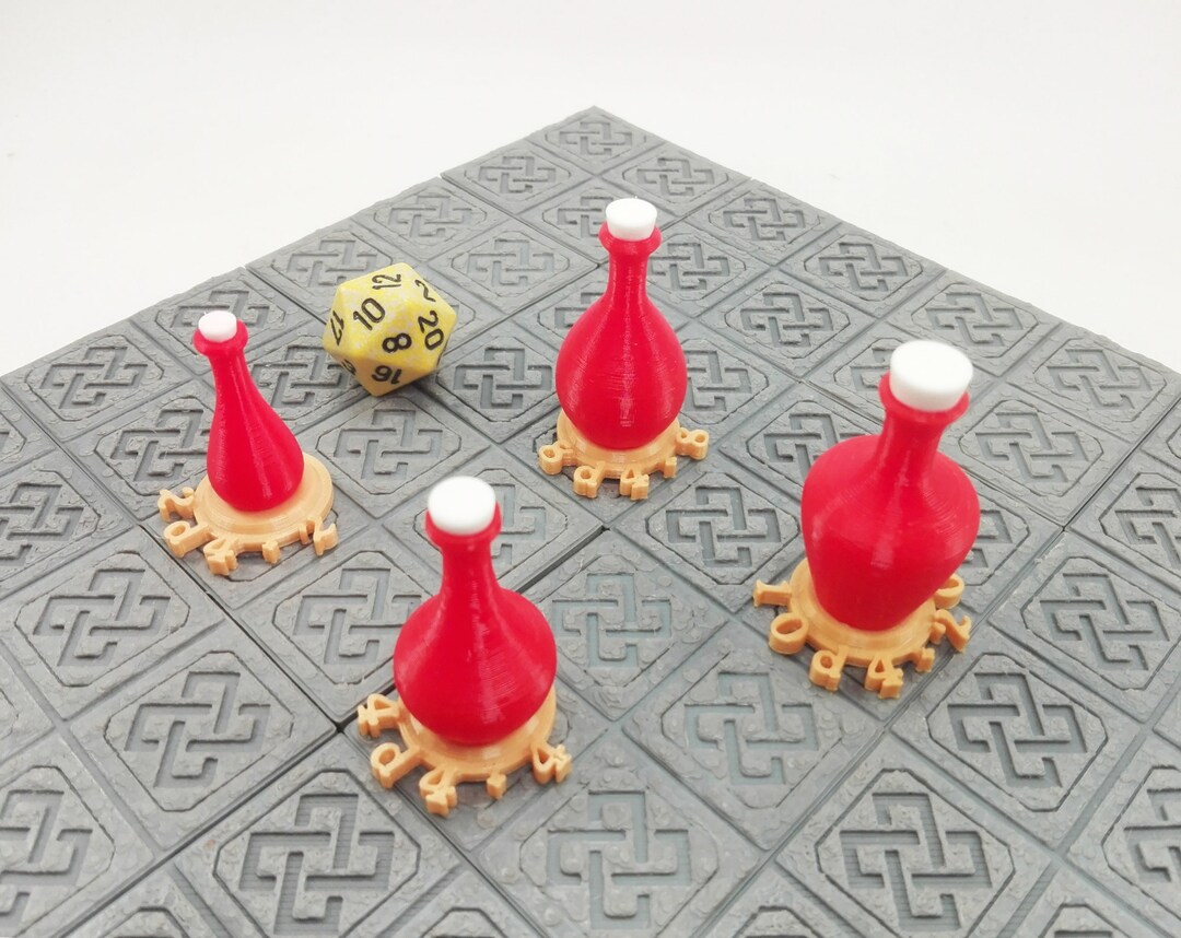 Potion of Healing Token Set X16 Potion Dungeons and Dragons Gaming ...