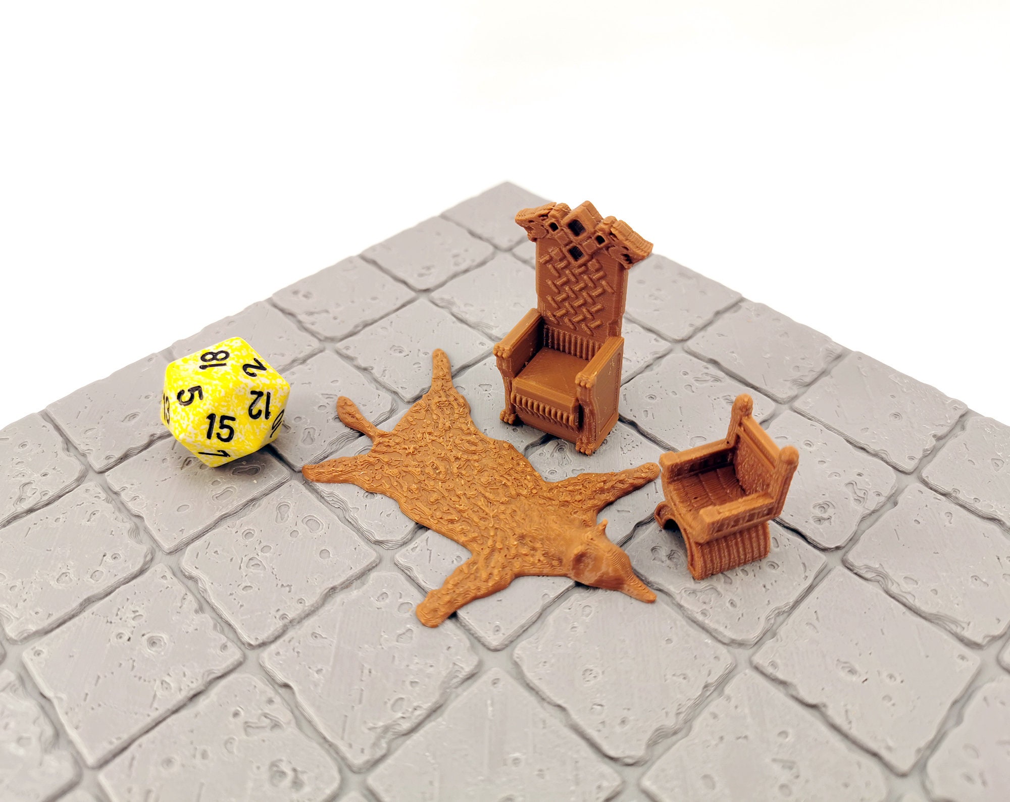 Woven Rug and Pelts 28mm Dungeons and Dragons Terrain D&D | Etsy UK