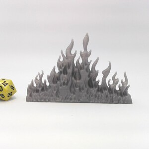 Wall of Fire Spell Effect | 28mm Dungeons and Dragons Terrain | Dnd ...