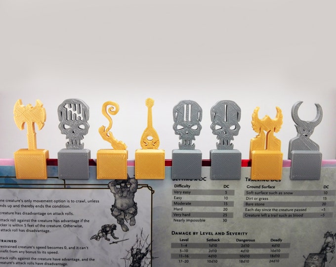 DM Screen Top Initiative Trackers Set 25x Dungeons and - Etsy