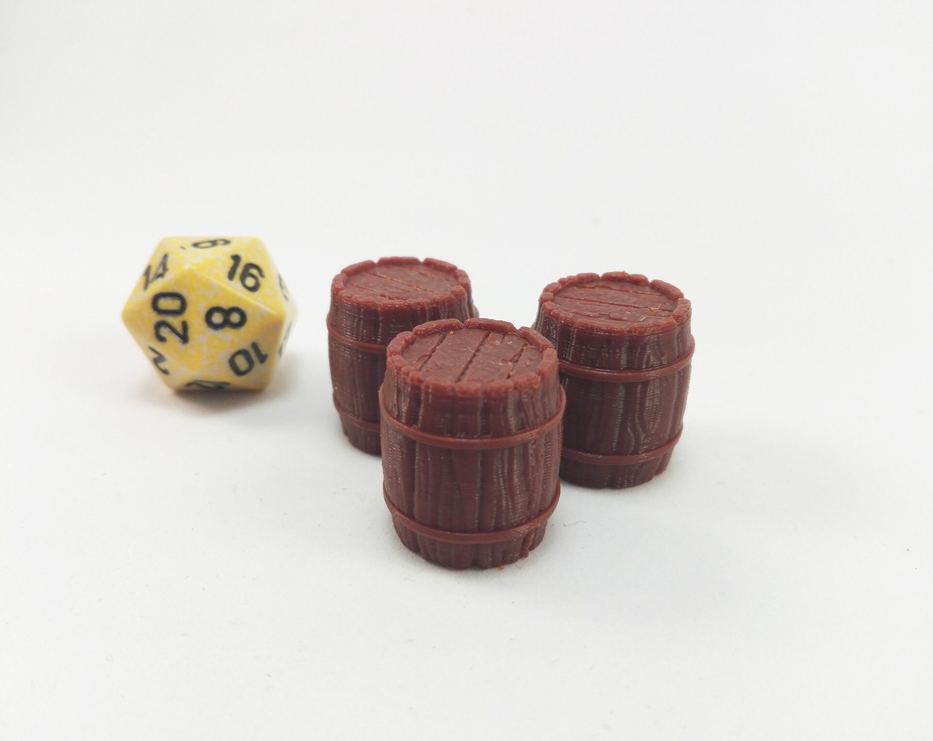 Barrels: 28mm Dungeons and Dragons Tabletop Terrain (set of 3) - Etsy