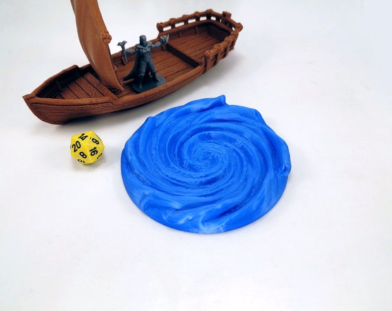Water Whirlpool 28mm Dungeons and Dragons Terrain Dnd | Etsy