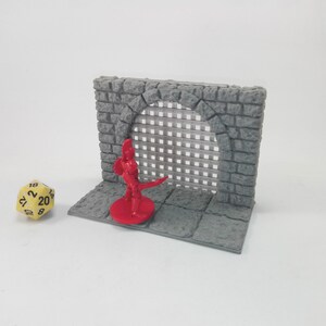 Keep Portcullis | 28mm Dungeons and Dragons Terrain | Dnd Terrain ...