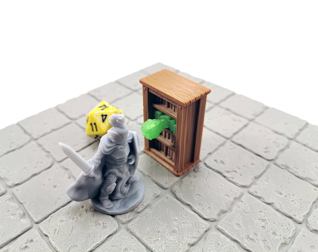 Bookcase Trap 28mm Dungeons and Dragons Terrain D&D Terrain Tabletop ...
