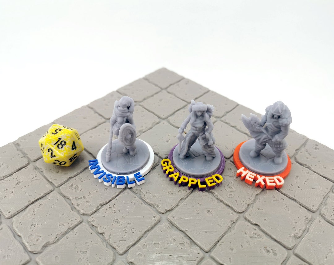 Dnd Condition Rings: Status Effect Markers for Dungeons and Dragons ...