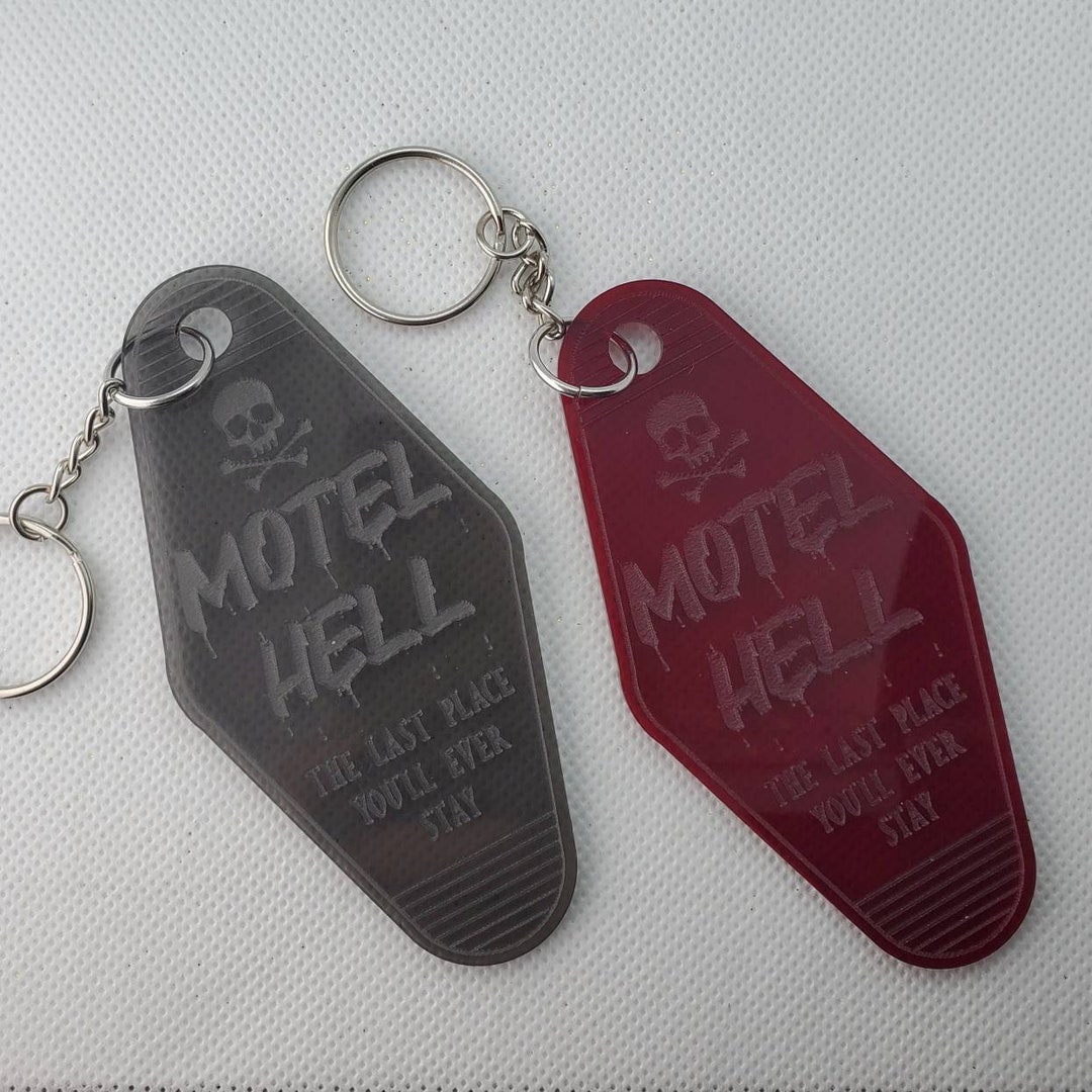 Motel Hell Vintage Motel Keychain - Etsy