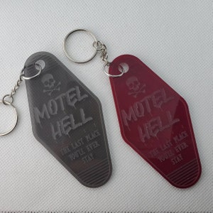 Motel Hell Vintage Motel Keychain - Etsy