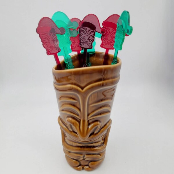 Tiki Swizzle Sticks - Etsy