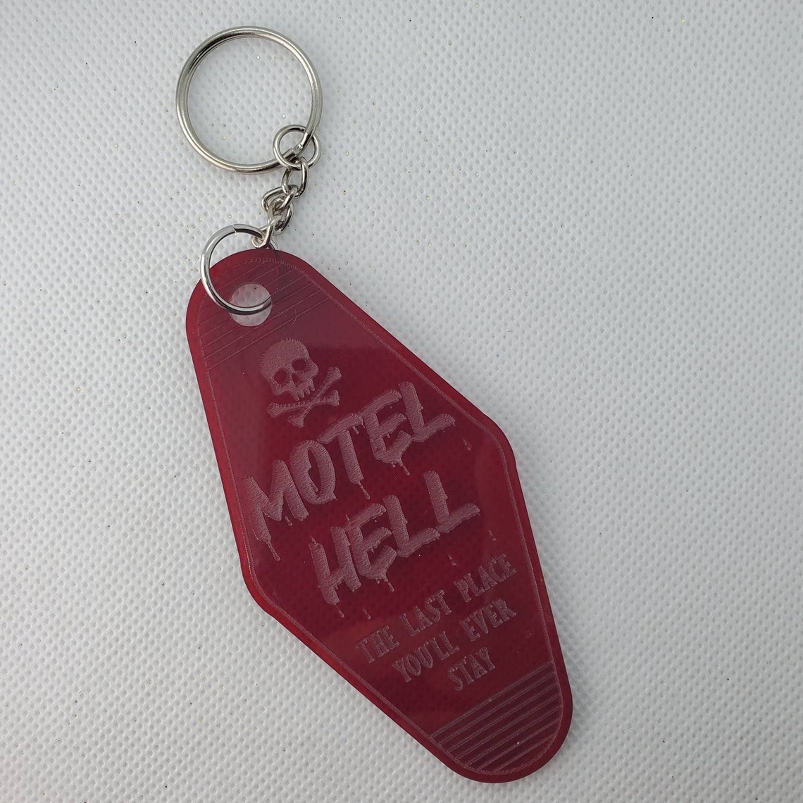 Motel Hell Vintage Motel Keychain | Etsy