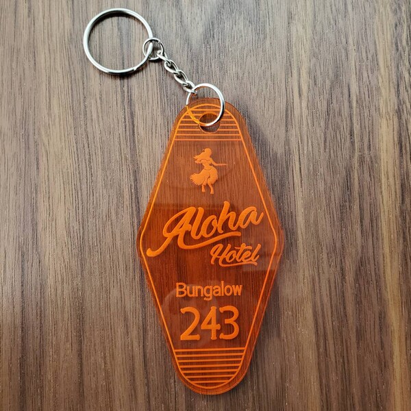 Hotel Keychain - Etsy