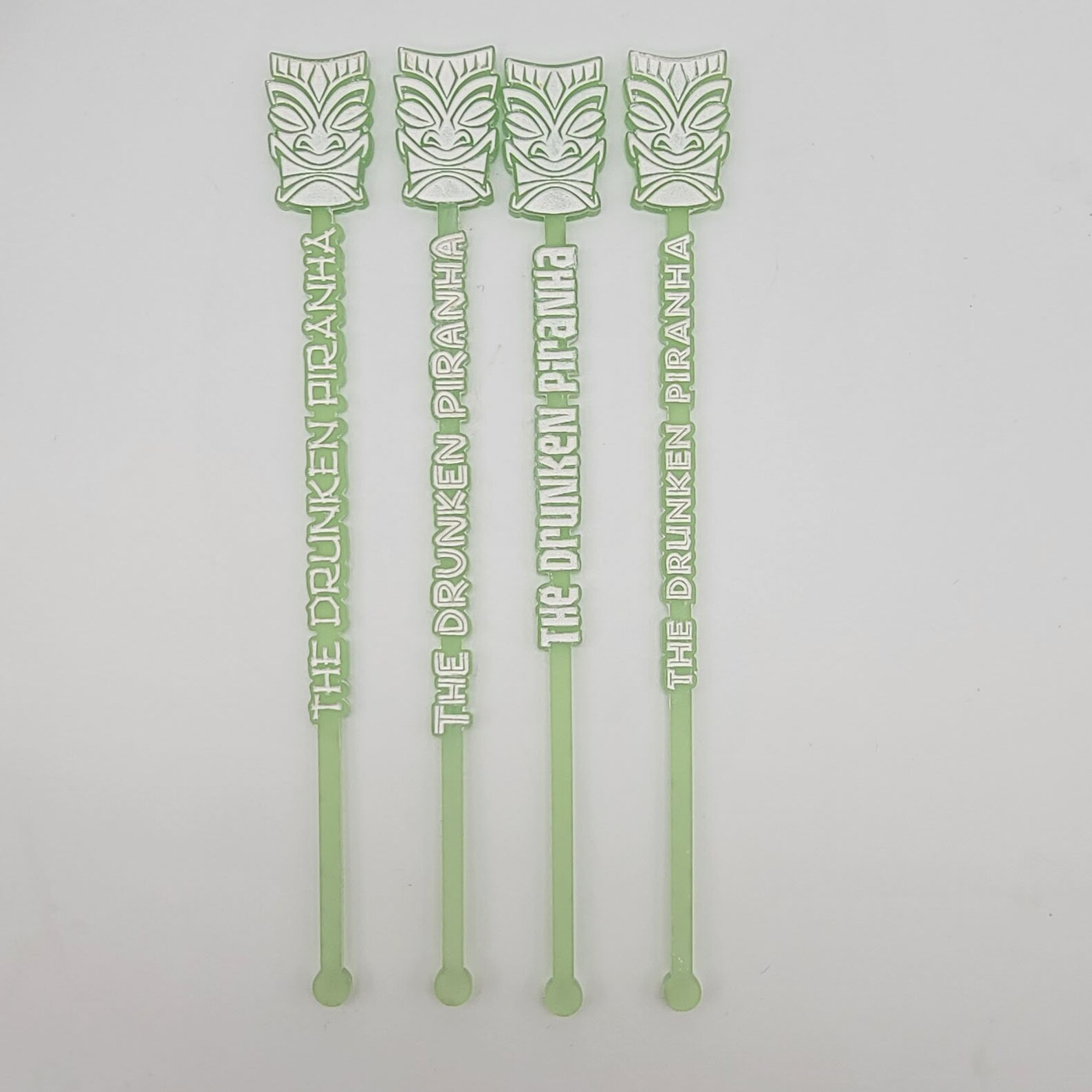 Custom Tiki Swizzle Sticks Frosted Colors - Etsy