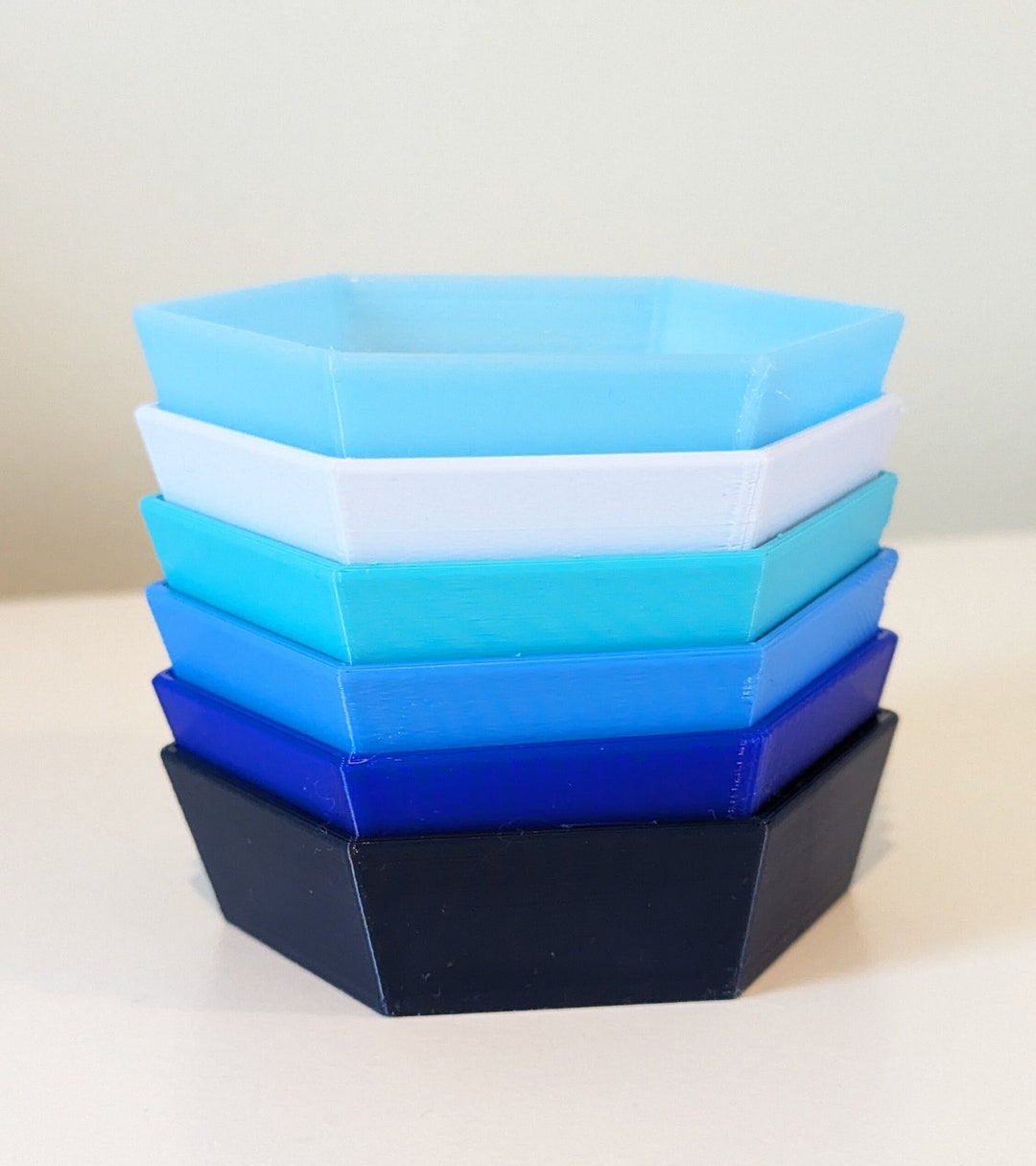 Stacking Ocean Themed Token Tray Set Medium, Large, Extra Large ...