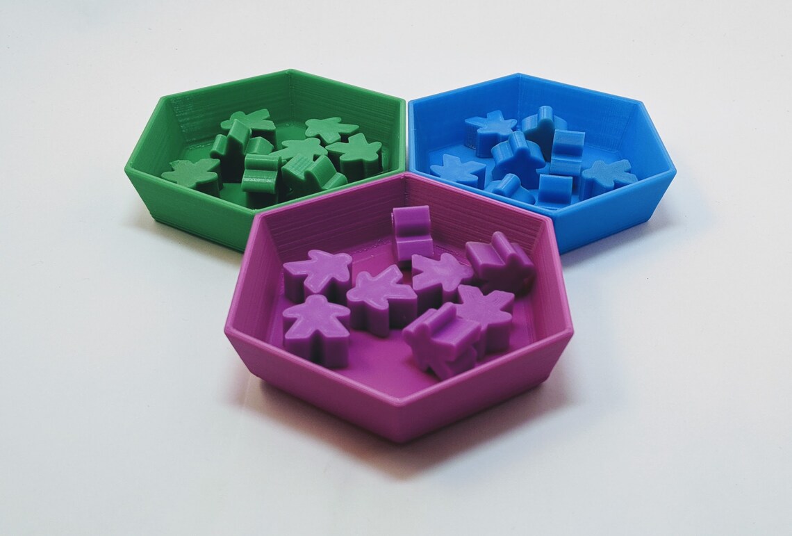 Set of 1 3 6 or 9 Stacking Tabletop Token Trays Large Size - Etsy