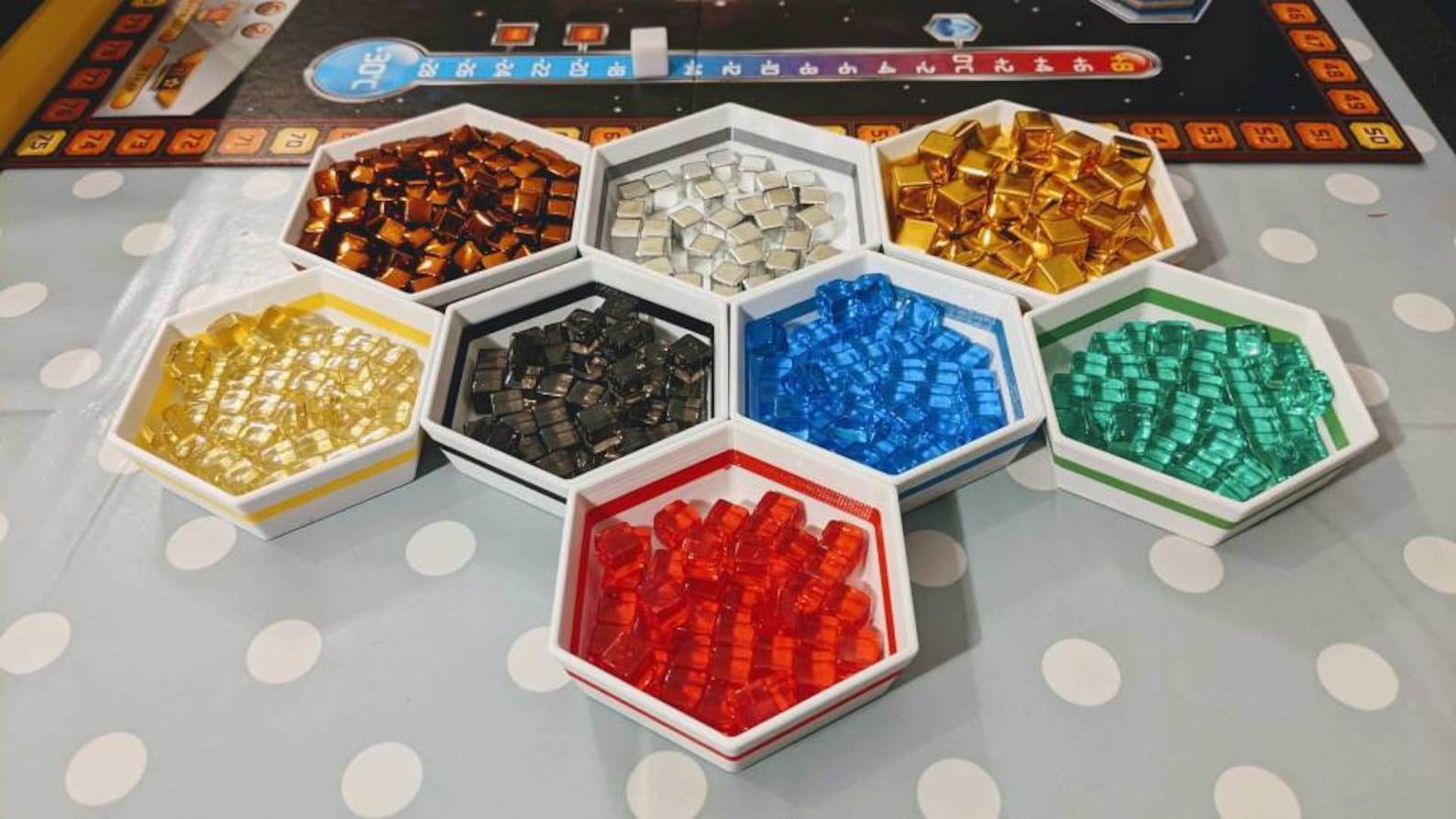 Set of 8 Terraforming Mars Token Trays with Matching Colour - Etsy