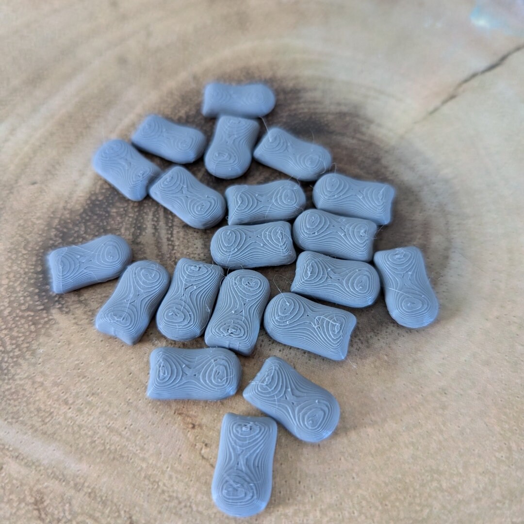 3D Printed Miniature Sandbags, Paintable Terrain - Etsy