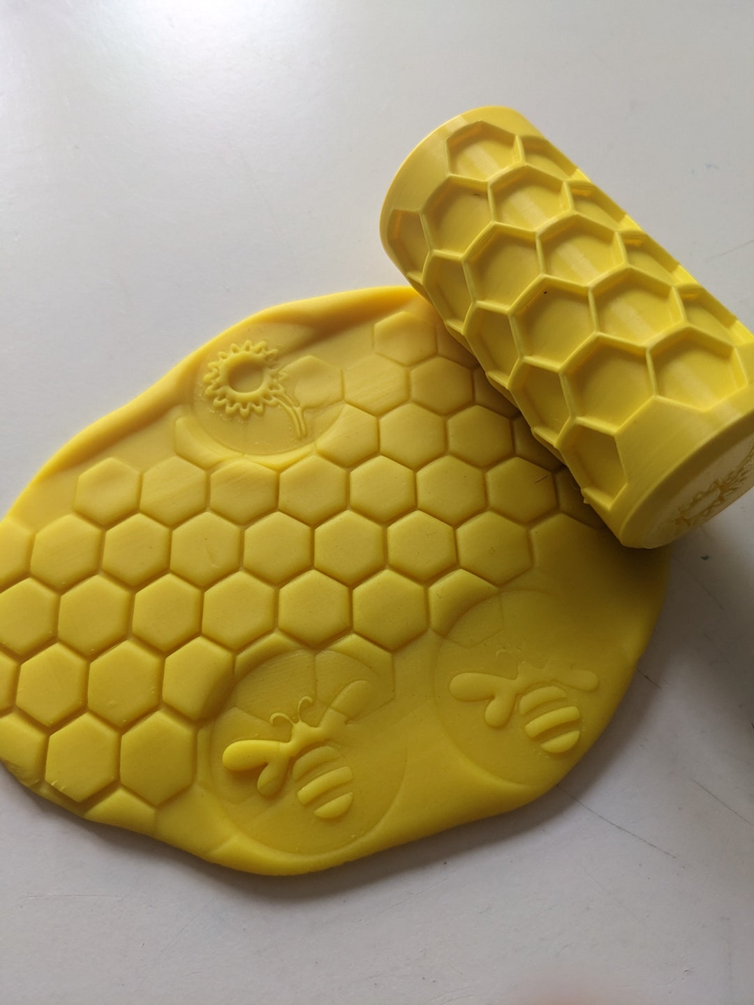 Beehive Playdough & Clay Roller Roll Stamp and Emboss - Etsy