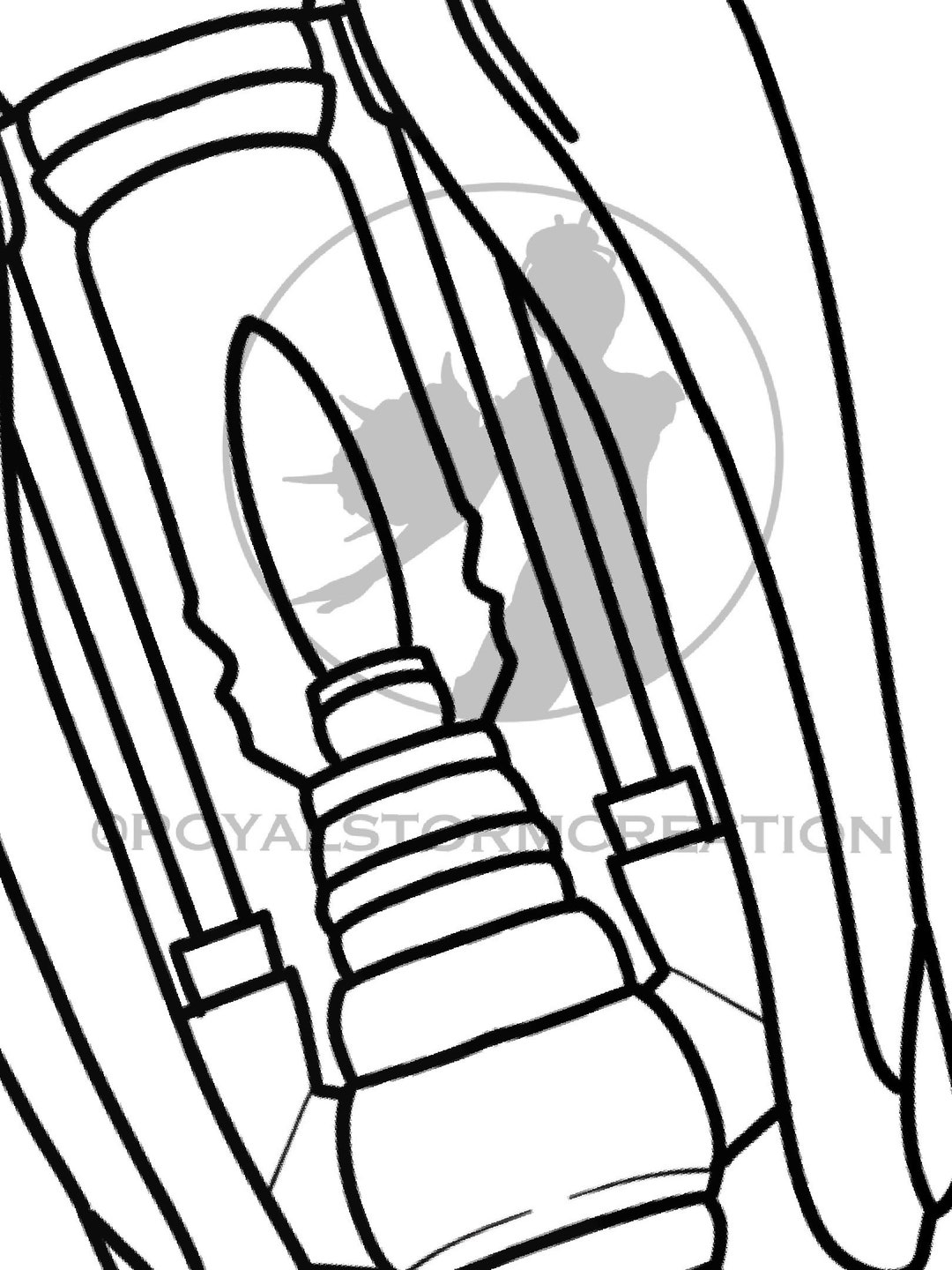 Lifeguard Mercy Staff Cosplay Blueprint - Etsy