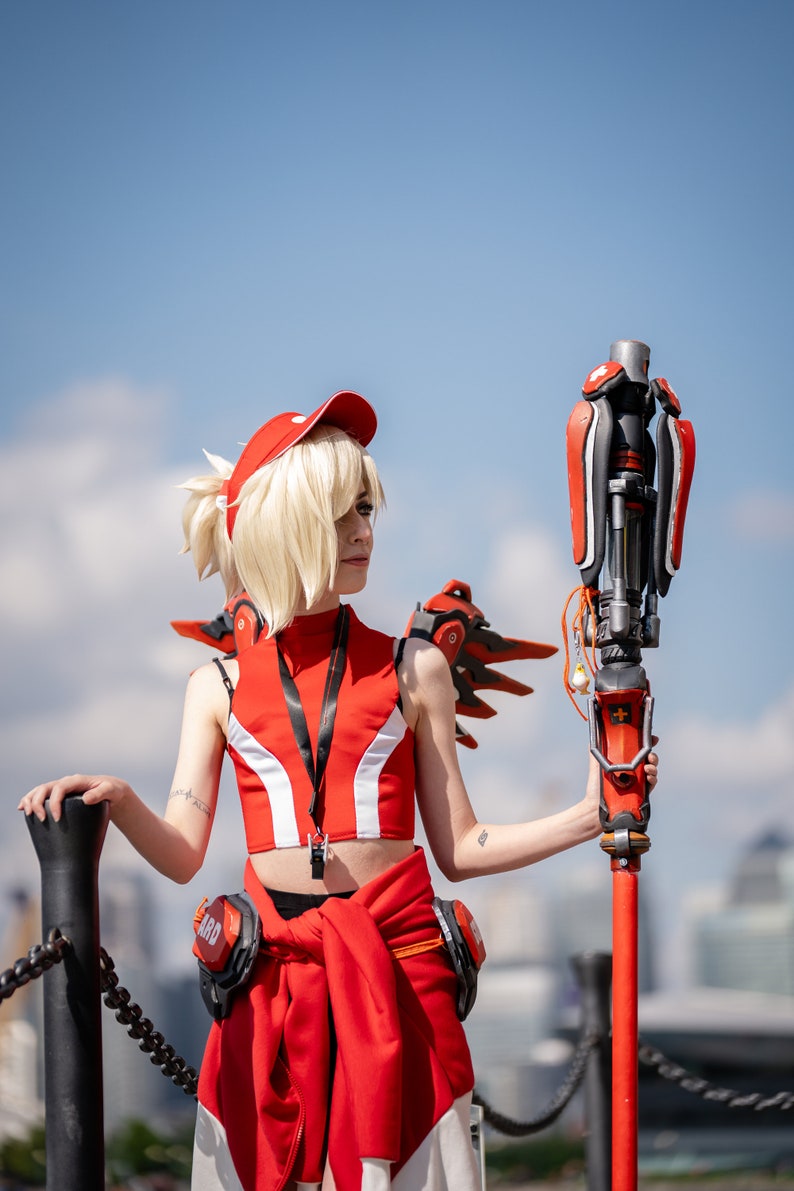Lifeguard Mercy Staff Cosplay Blueprint - Etsy