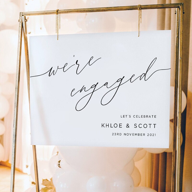 Engagement Signs - Etsy