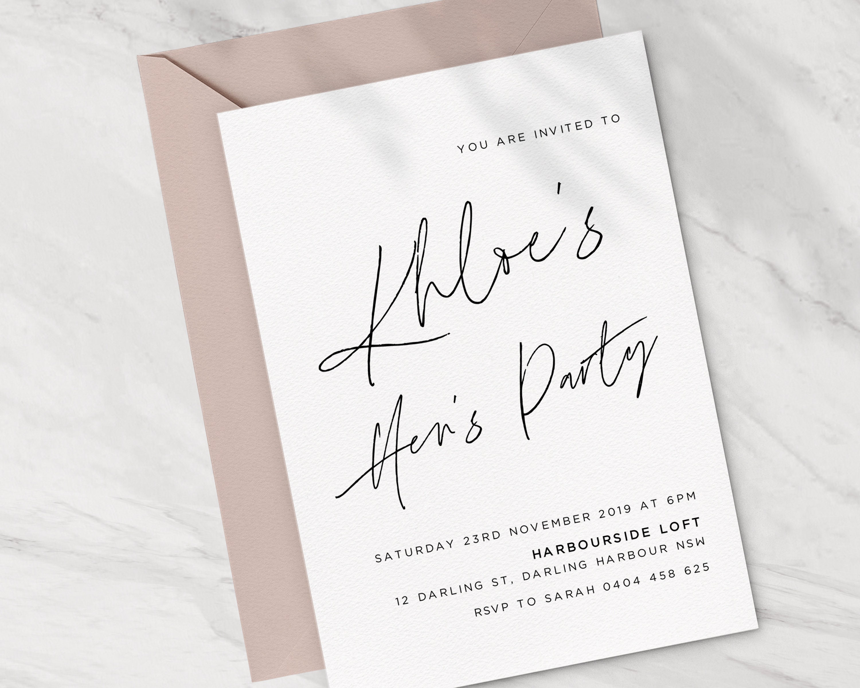 Hen's Party Invitation Hens Party Invite Printable - Etsy