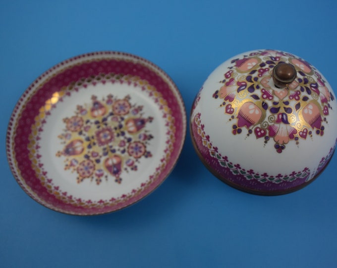 Vintage Steinbock Email Studio Matching Copper Enamel Trinket Box ...