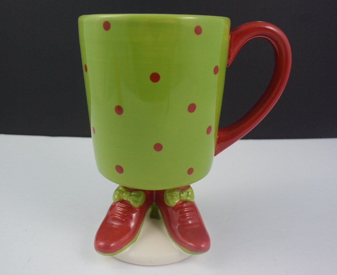 Vintage Mesa Footed Christmas Mug, Mesa Home Products Christmas Elf ...