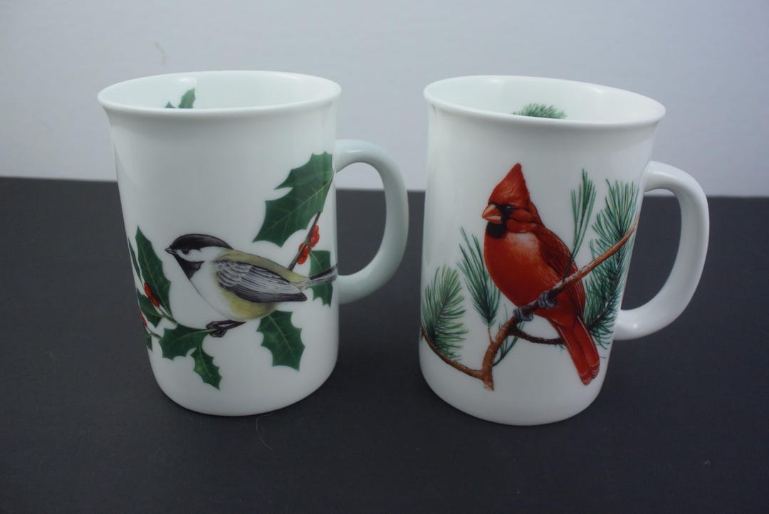 Pair of Canadian Geographic Bird Coffee Mugs, Canadian Geographic ...