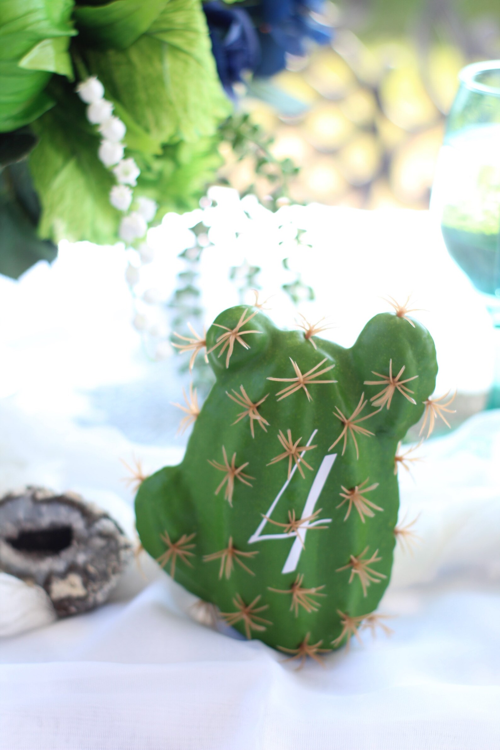 Cactus Table Numbers Cactus Baby Shower Cactus Wedding - Etsy