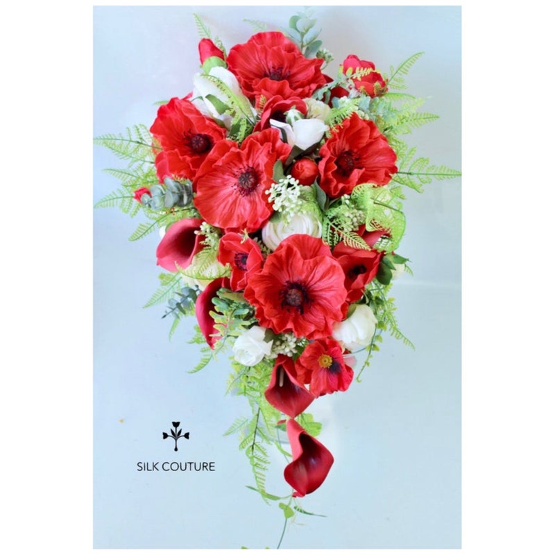 Artificial Poppy Bouquets - Etsy