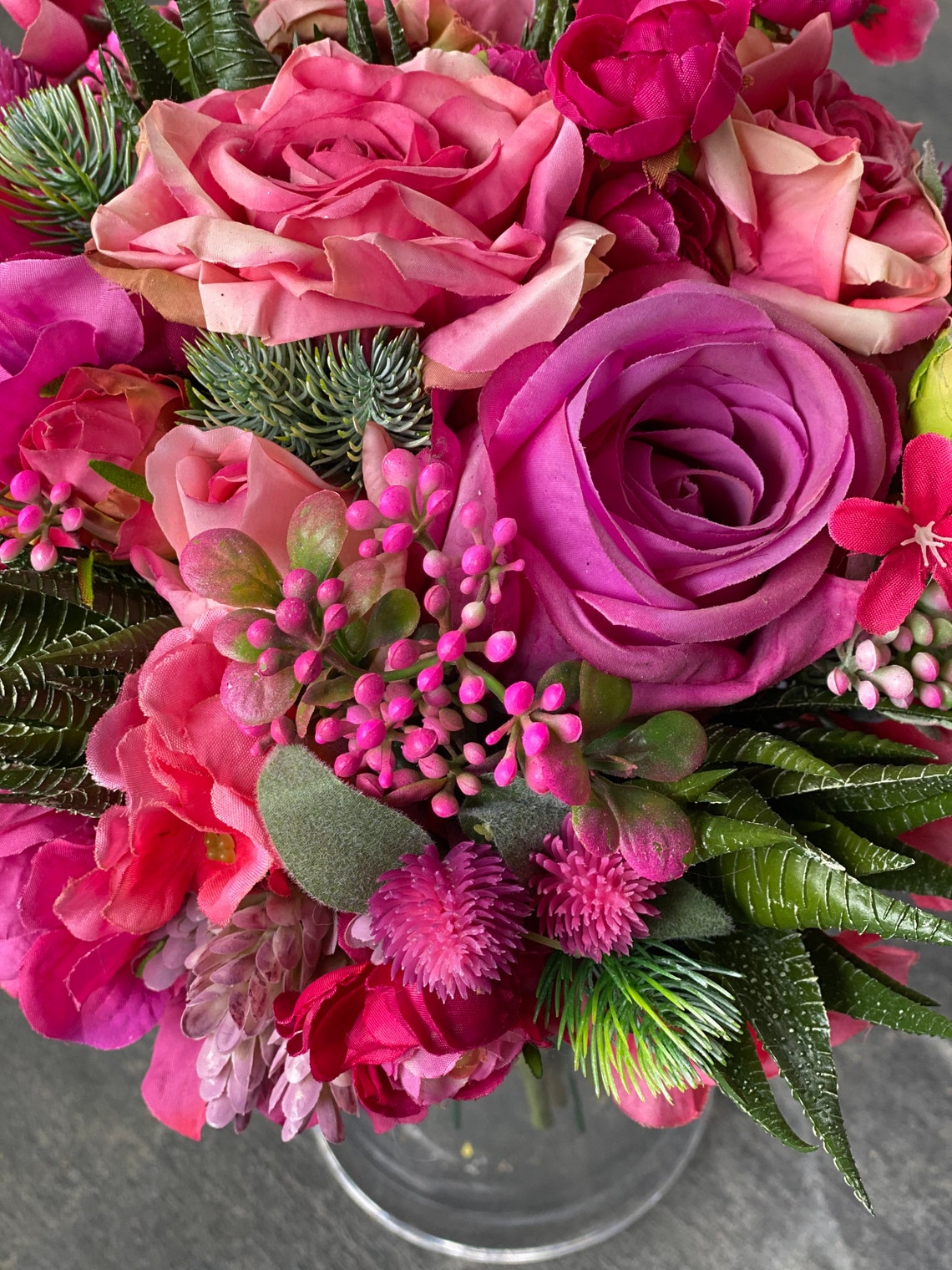 Wedding Bouquet Artificial Wedding Bouquet Bouquet Pink Etsy