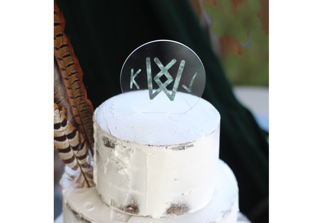 Custom Viking Cake Topper, Medieval Wedding Cake Decor, Personalized ...