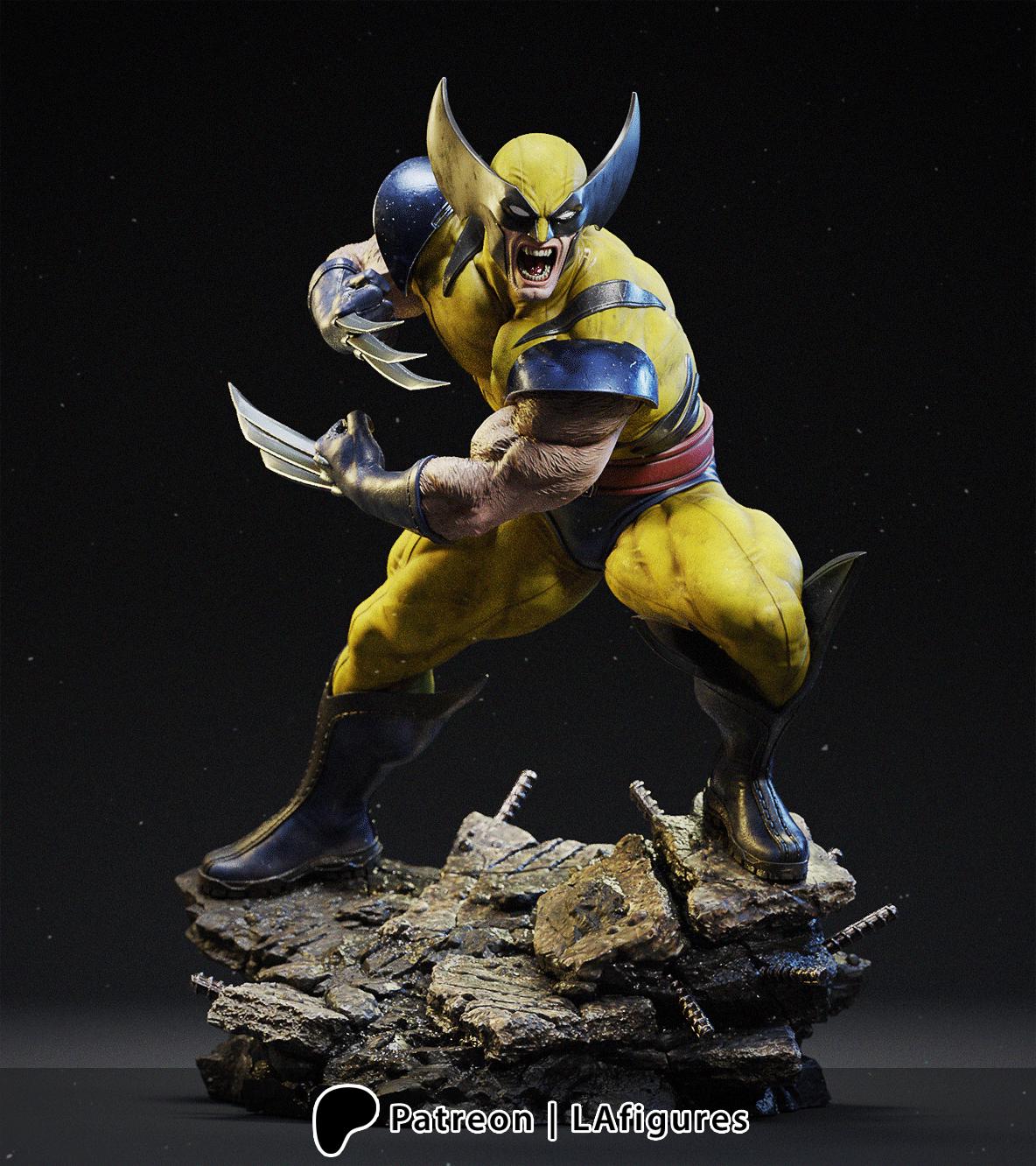 Wolverine X-men Fanart Resin Statue - Etsy