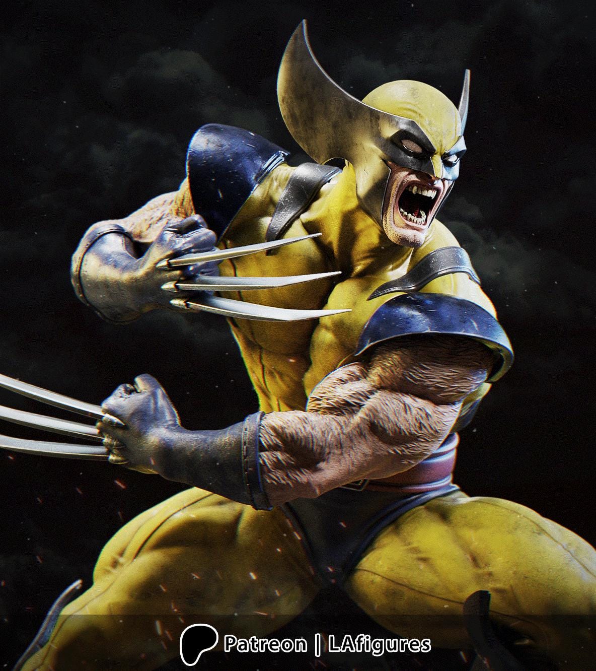 Wolverine X-men Fanart Resin Statue - Etsy